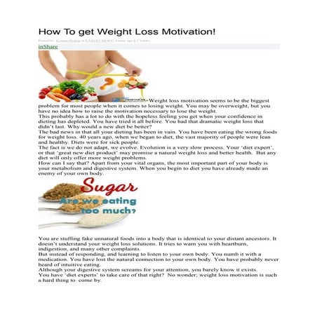 Weight Loss Success Story | PDF