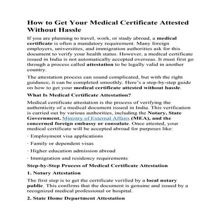 How to Get Your Medical Certificate Attested Without Hassle.pdf