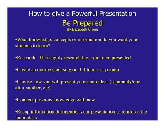 Powerful presentation | PPT