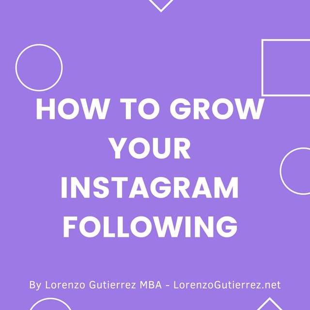 How To Grow Your Instagram Following In 2020 Ppt