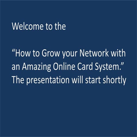 How to grow your network | PPTX