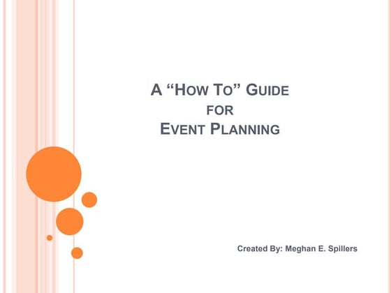Event planning made easy | PPTX