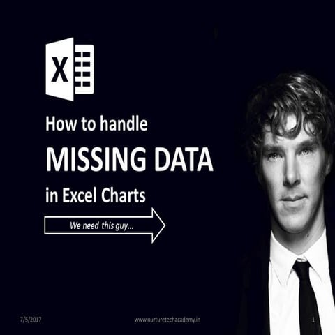 How to handle missing data in excel charts nta | PDF