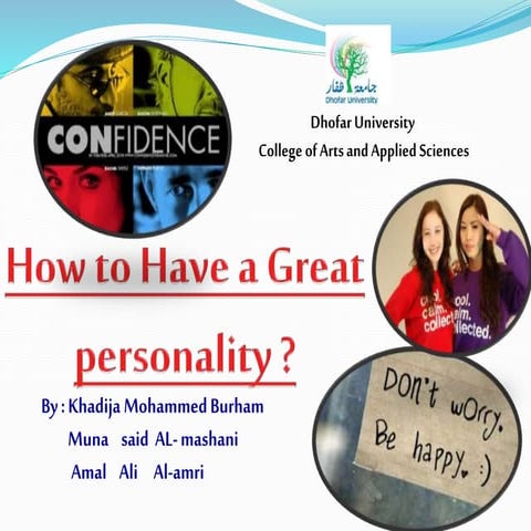 How to have a great personality | PPT