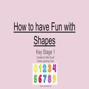 How to have fun with shape | PPT