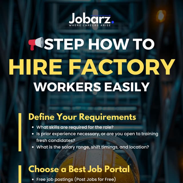 How to Hire Factory Workers Easily Infographic.pdf