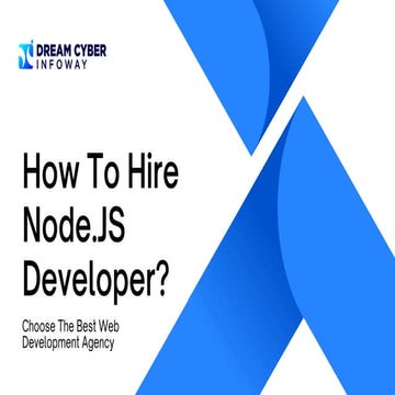 How To Hire Node.JS Developer | PPT