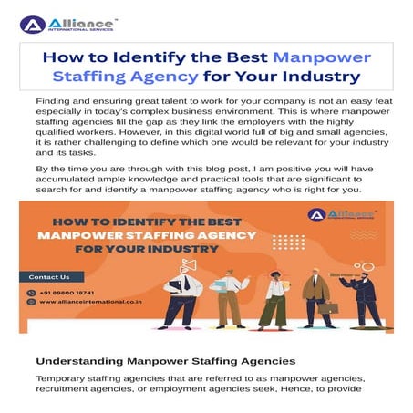 How to Identify the Best Manpower Staffing Agency for Your Industry.pdf