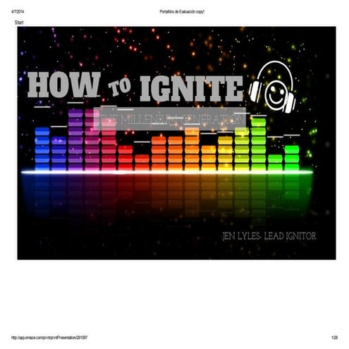 How To Ignite The Millenial Generation | PPT