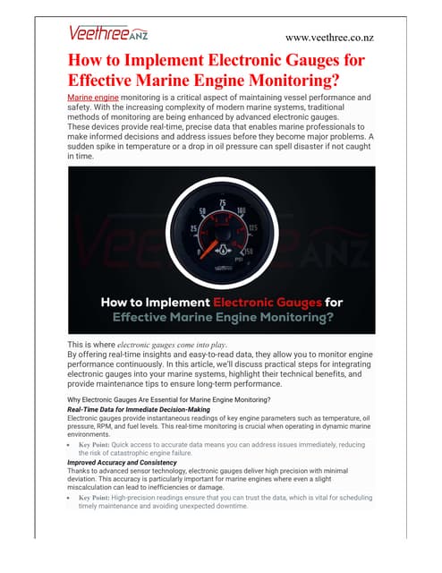 The Evolution of Marine Monitoring-From Mechanical to Electronic Gauges ...