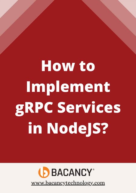 How to implement g rpc services in nodejs | PDF How to implement g rpc services in nodejs | PDF
