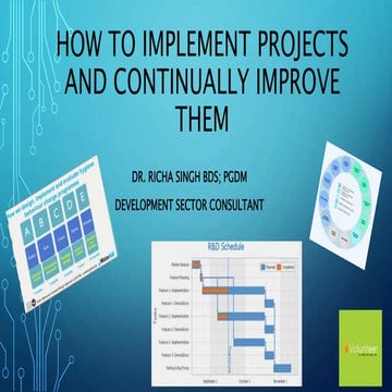How can organisations design & implement projects successfully | PPT