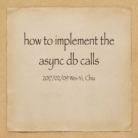How to implement_the_async_db_calls_in_rails | PPT