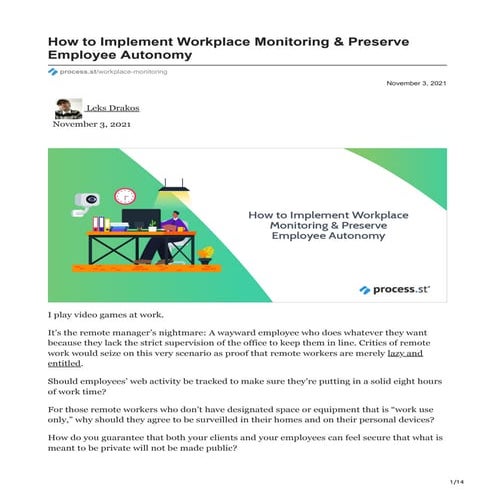 What Can Employee Monitoring Software Do? | PPTX