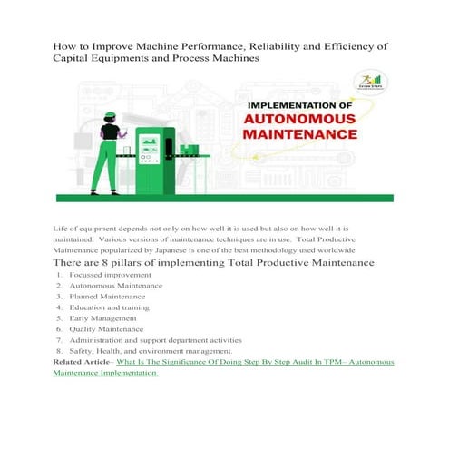 How To Improve Machine Performance Pdf