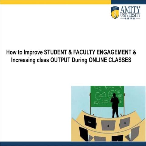 How to improve online classes | PPTX