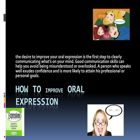 How to improve oral expression | PPT