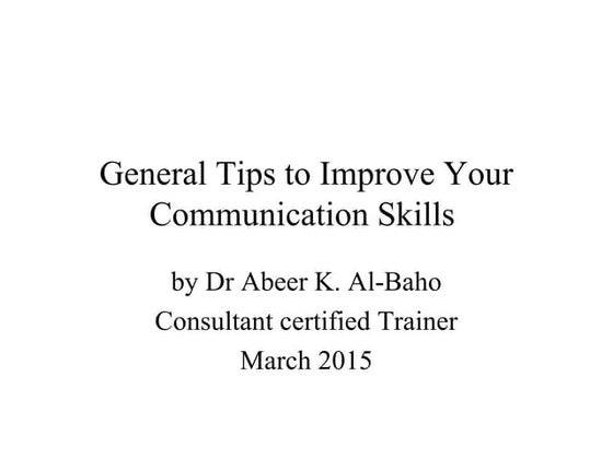 Communication Skills.pdf | Eye and Vision Conditions | Diseases and ...