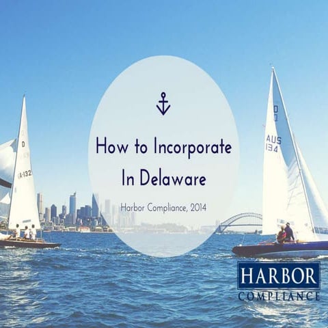 How to Incorporate in Delaware | PPTX