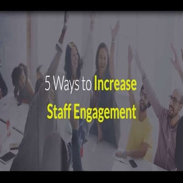 How to Increase Employee Engagement - Part 1 | PPTX