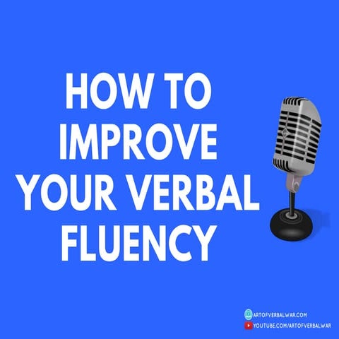 How To Increase Your Verbal Fluency | PPT