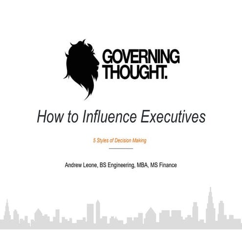 How to influence executives | PPT