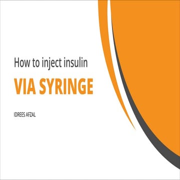 How to inject an insulin using syringe.pdf