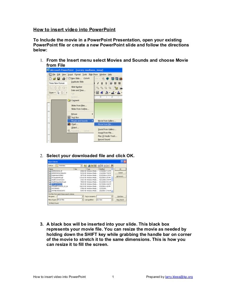 How To Insert Videos Into Powerpoint