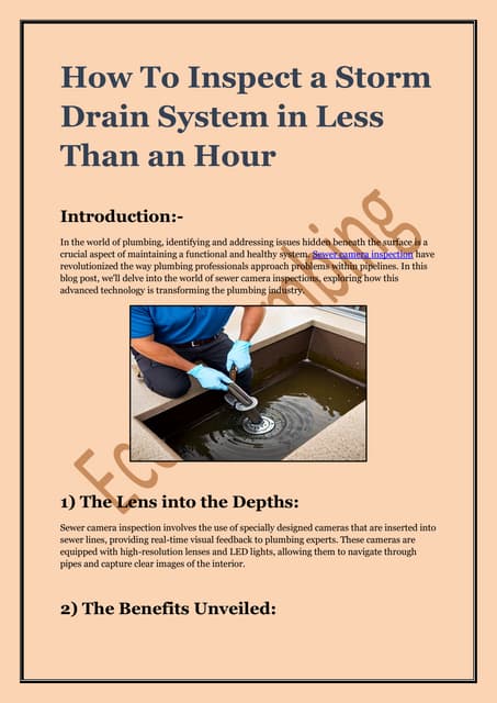 Plumbing Repair: Ensuring Your Home's Comfort and Safety | PPT