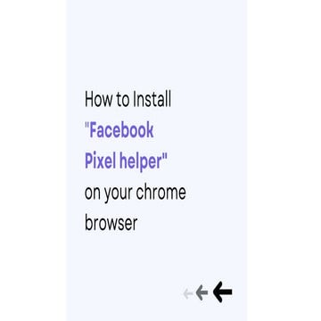 How to Install Facebook Pixel Helper Chrome Extension.pdf