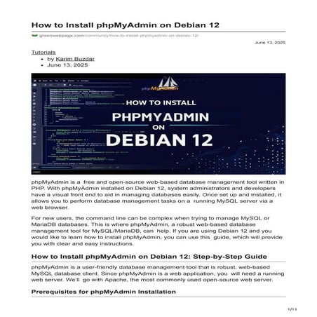 How to Install phpMyAdmin on Debian 12.pdf