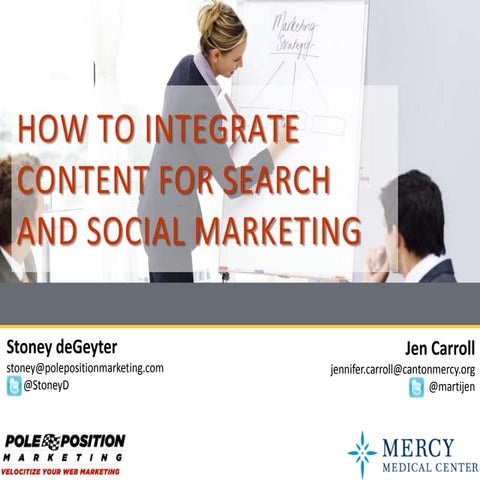 How to Integrate Content Into Your Search and Social Marketing ...