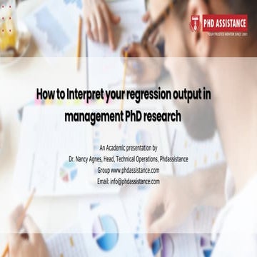 How to Interpret your regression output in management PhD research .pdf