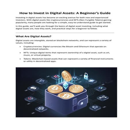 How to Invest in Digital Assets: A Beginner’s Guide | PDF