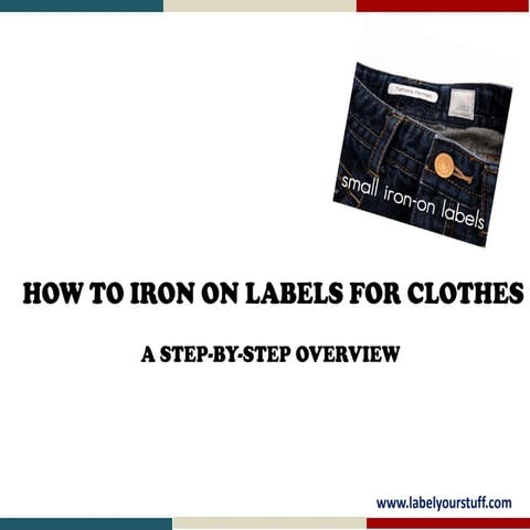 How to Iron Labels | PPT