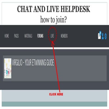 How to join chat and live helpdesk | PPT