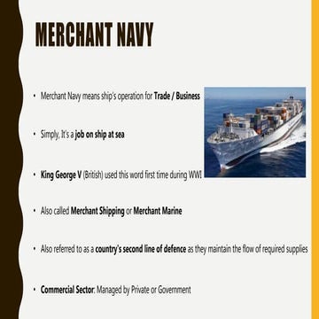 How to join Merchant Navy | PPTX