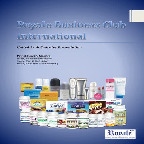How to join royale (uae presentation) | PDF