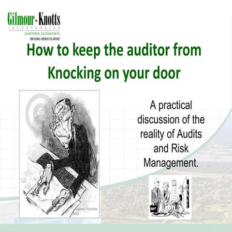 How to keep the auditor from knocking at your door(1) | PPT