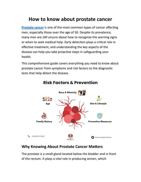 Prostate cancer presentation 2024 Cancer Support Now.pptx