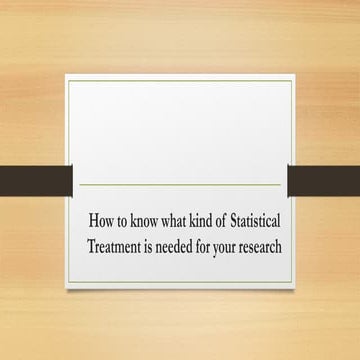 How to know what kind of Statistical Treatment.pptx