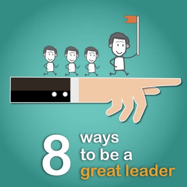 8 Ways to be a great Leader | PPTX