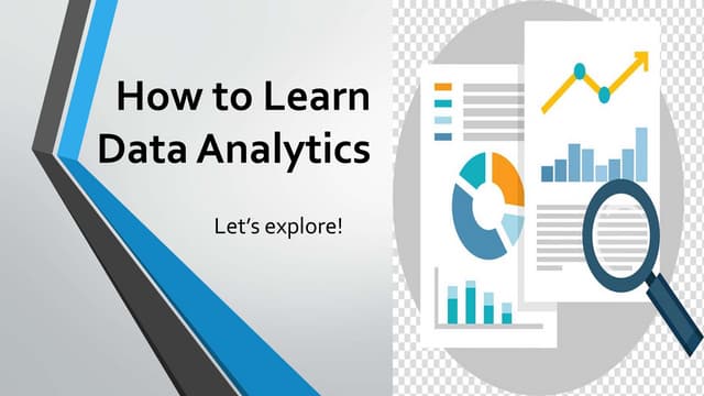 How To Learn Data Analytics Ppt