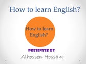 Why should we learn english | PPT