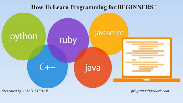 How To Learn Programming For Begineers Ppt