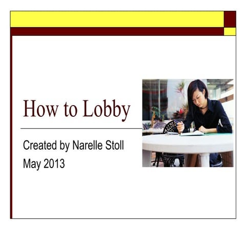 How to lobby | PPT