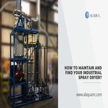 How to maintain and find your Industrial Spray Dryer.pdf