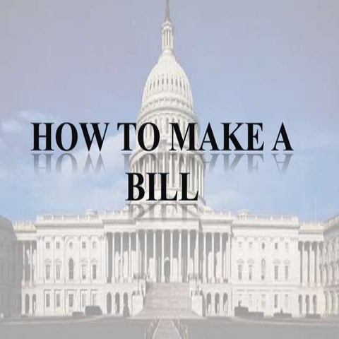 How to make a bill | PPTX