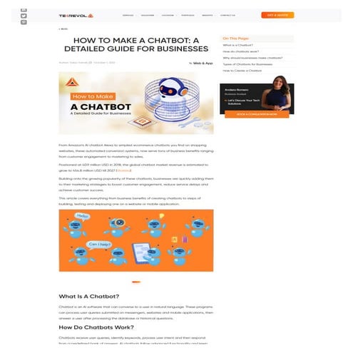 How to make a chatbot | PDF