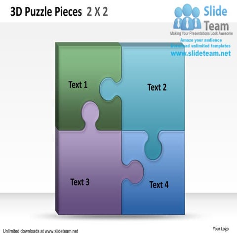 how-to-make-achievement-3-d-puzzle-pieces-2x2-presentation-templates-and-slides-and-clipart-and